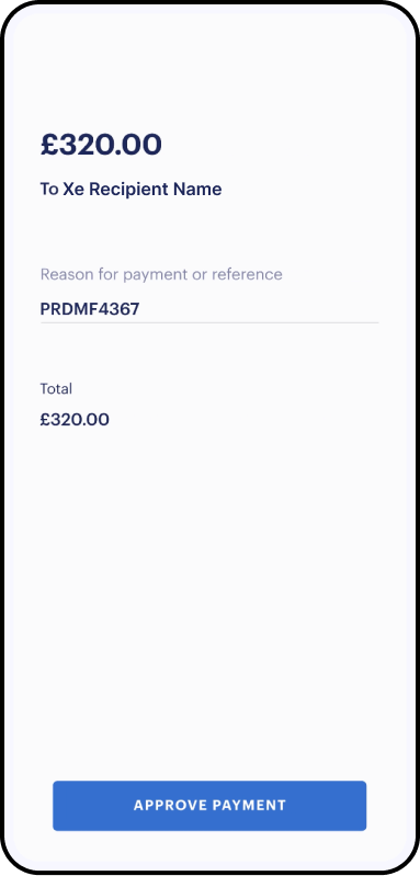 Paying for your transfer with express bank transfer – Xe Help Centre