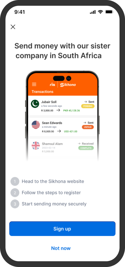 Pourquoi dois-je m'inscrire auprès de Sikhona Money Transfers pour ...