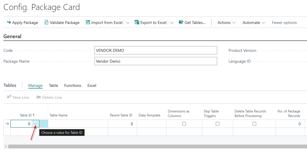 How to bulk upload vendor information to the Vendor card in Business Central – Xe Help Centre